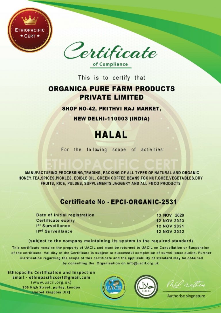 Certification - Organica Online