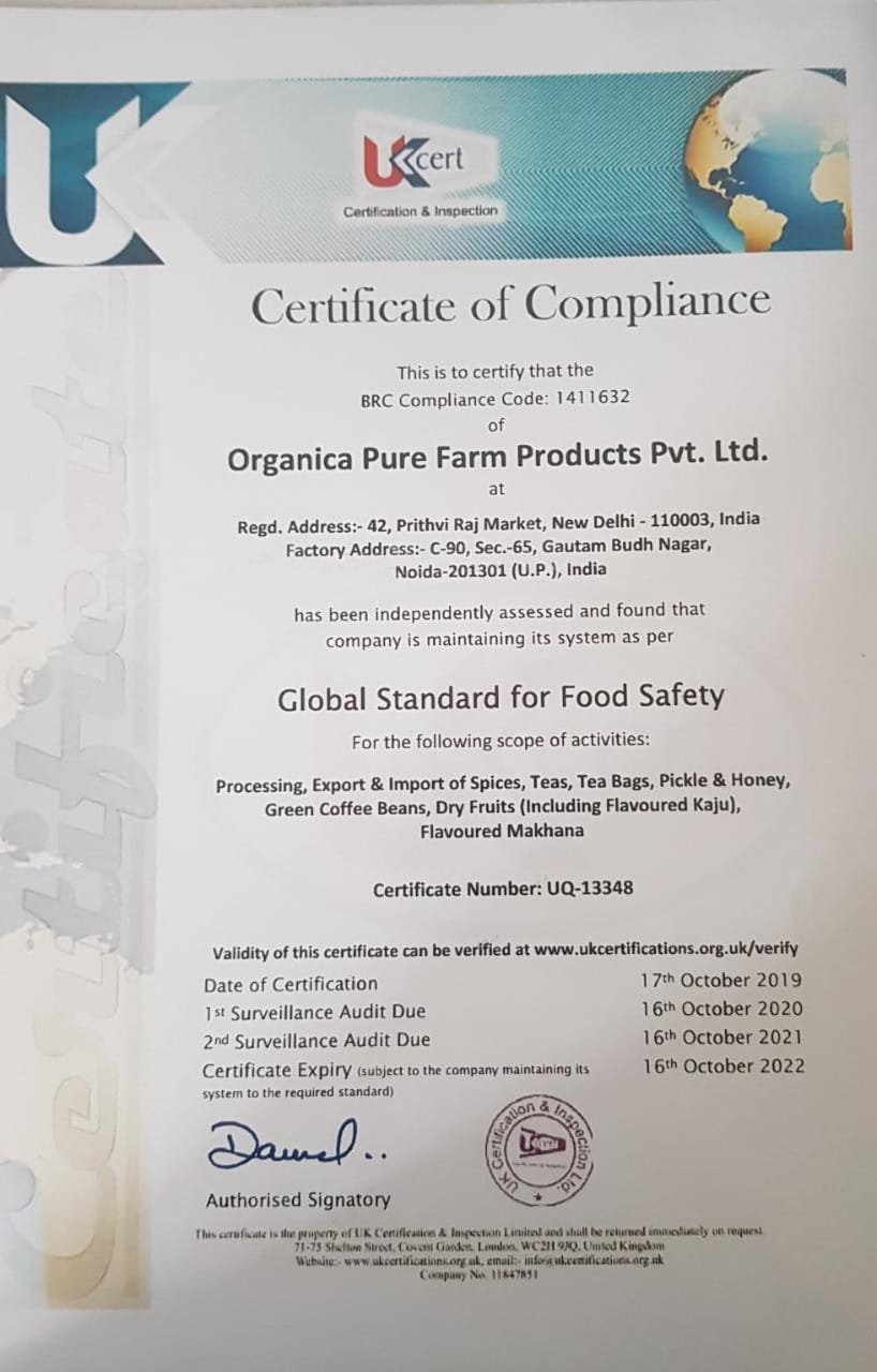 Certification - Organica Online